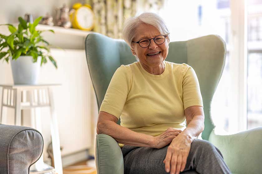 Enjoying A Comforting Atmosphere In An Assisted Living Community In ...