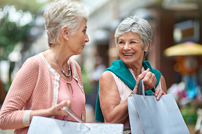 12 Benefits Of Going Shopping For Seniors – Morada Senior Living